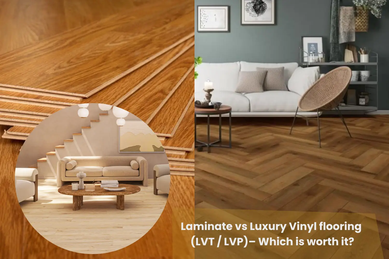 Laminate vs Luxury Vinyl flooring (LVT / LVP)– Which is worth it?
